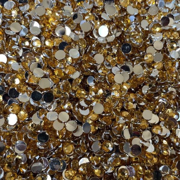Yellow Rhinestones - Etsy