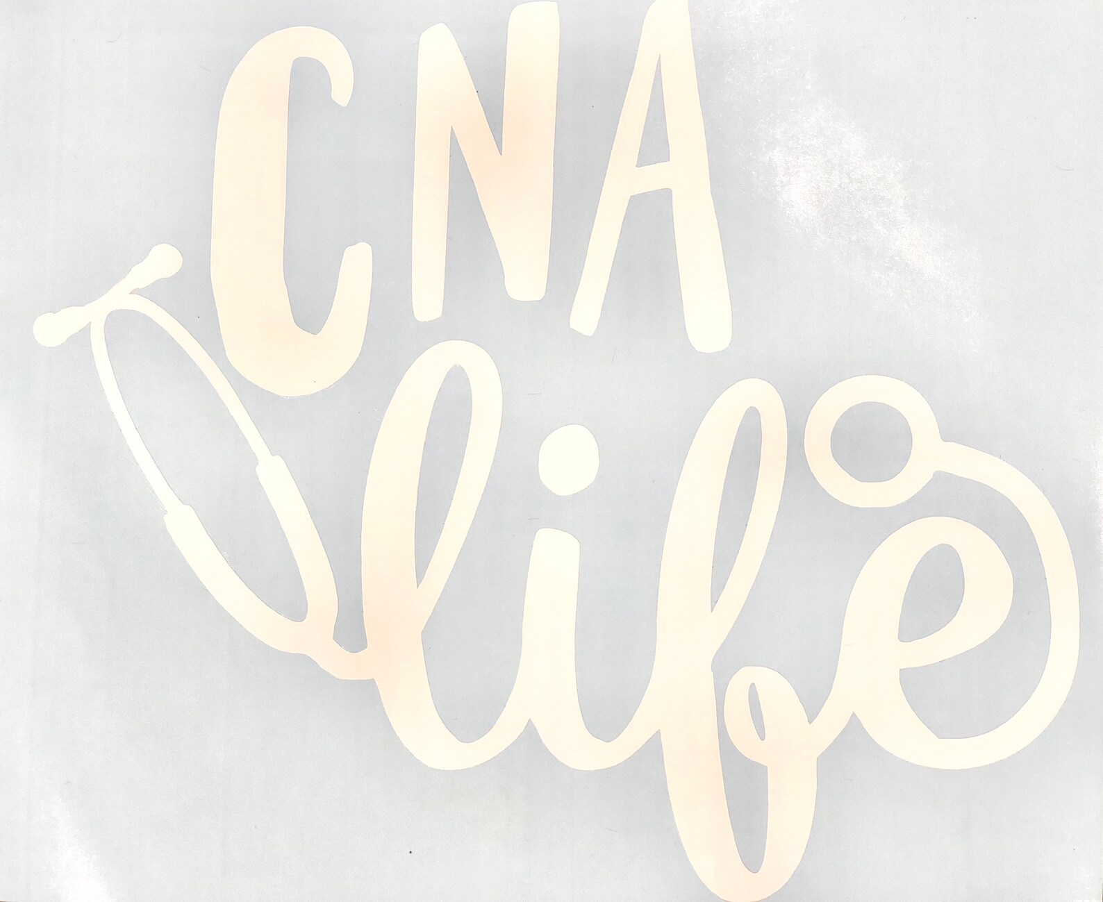 CNA Decal, CNA Life Decal,stethoscope Vinyl Decal, CNA Car Decal ...