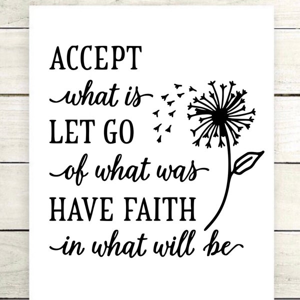 Accept What is Sign - Etsy