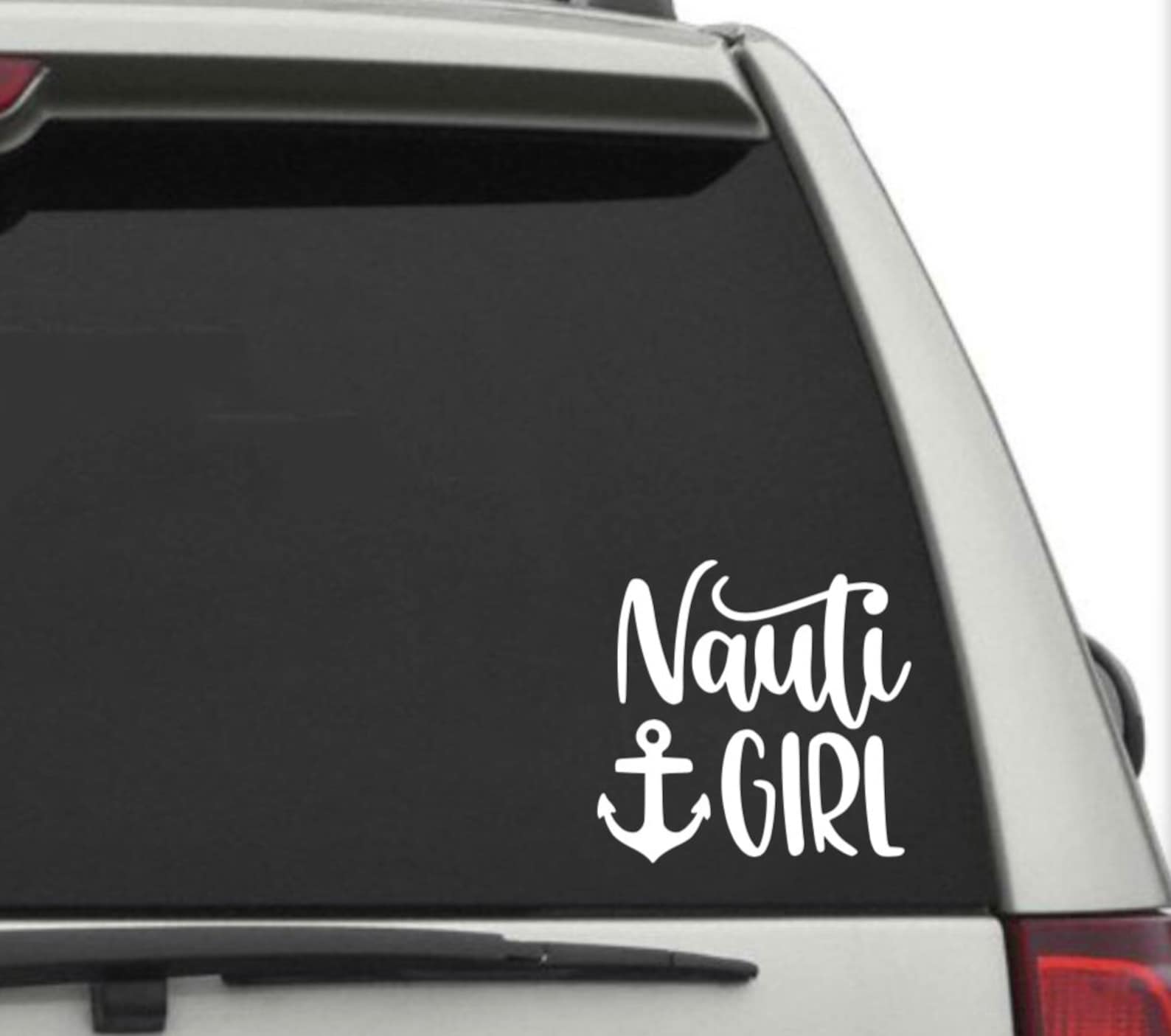 Nauti Girl Decal, Nauti Girl Coffee Mug Decal, Nauti Girl Laptop Decal ...
