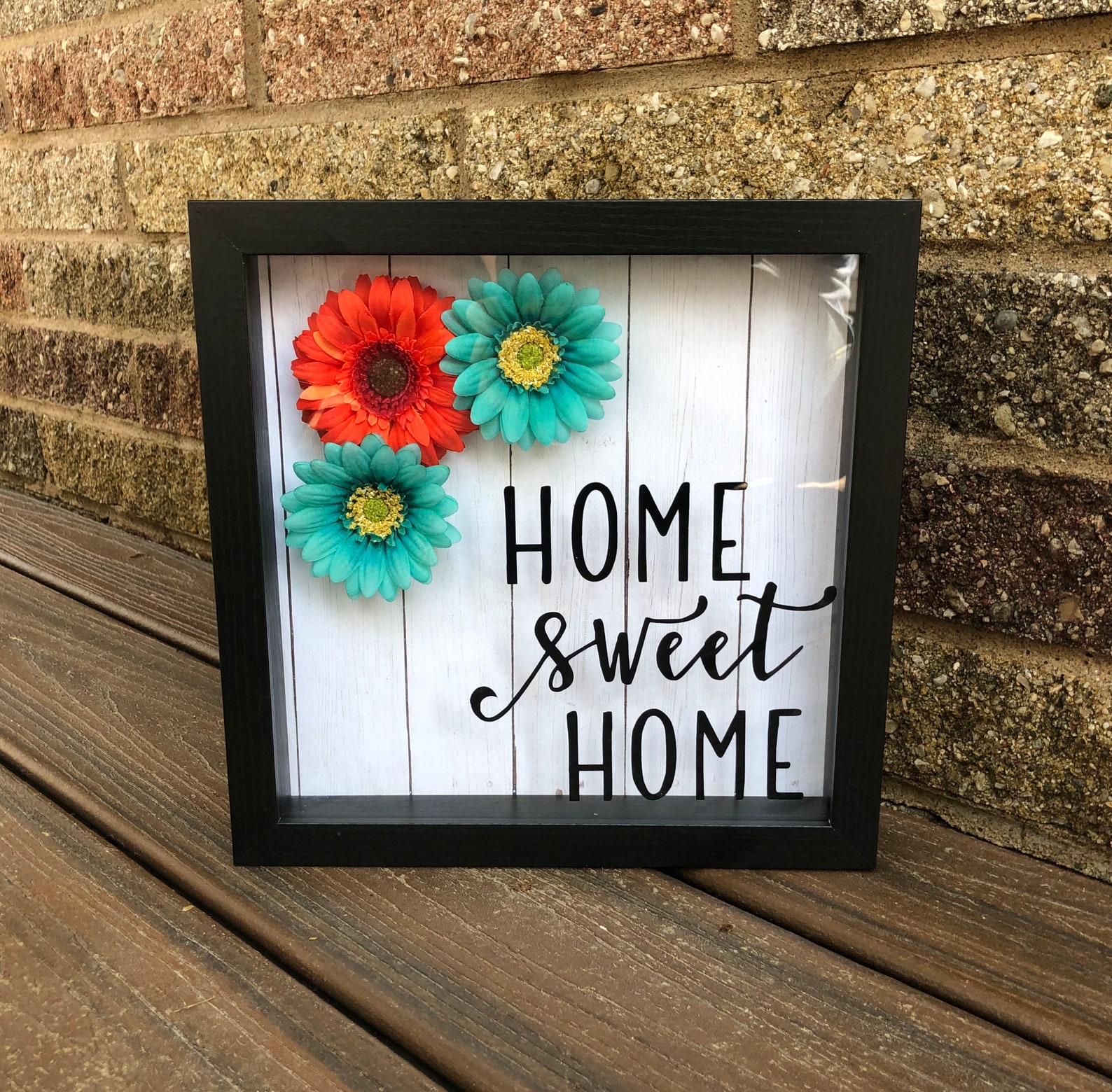 Home Sweet Home Decor, Home Sweet Home Shadow Box, Farmhouse Decor ...