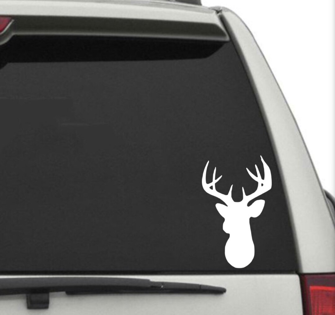 Buck Decal, Buck Window Decal, Whitetail Buck Car Decal, Deer Decal ...