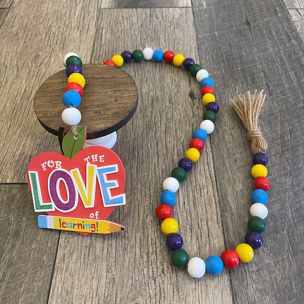 Farmhouse Beads Garland - Etsy