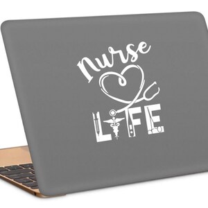 Nurse Life Decal, Nurse Life Window Decal, Nurse Life Laptop Decal ...