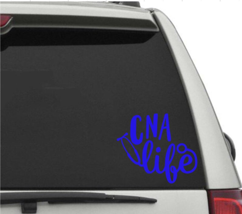 CNA Decal CNA Life Decalstethoscope Vinyl Decal CNA Car - Etsy