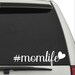 Mom Life Decal, Mom Life Window Decal, Mom Life Car Decal, Mom Life ...