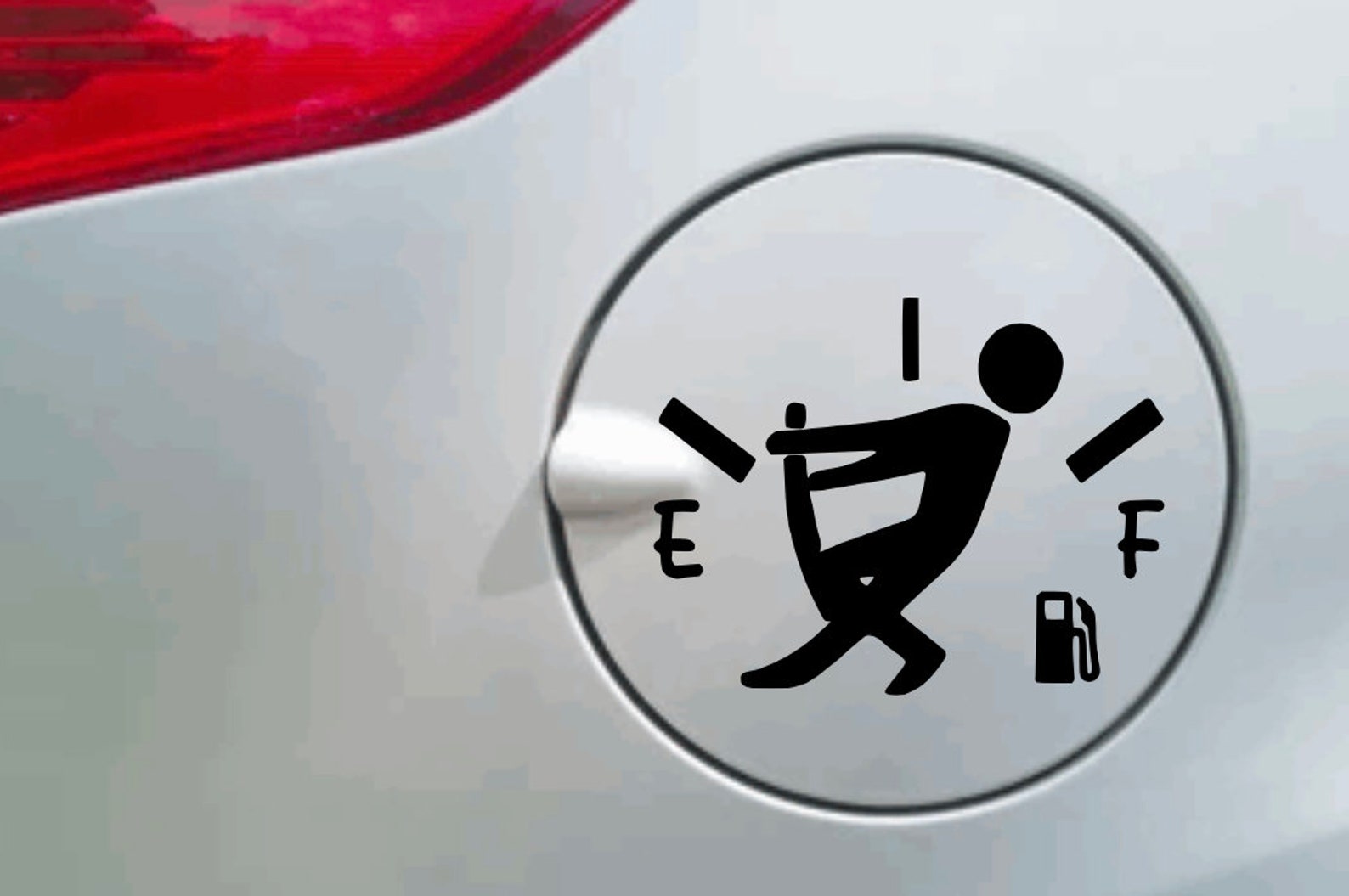 Gas Tank Empty Decal Gas Tank Funny Decal Empty Gas Tank | Etsy