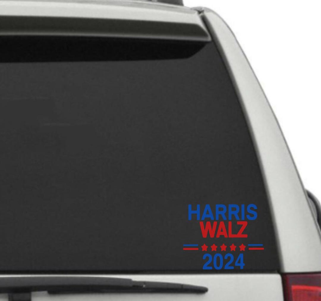 Kamala Harris Walz Decal, Kamala Harris Walz 2024 Decal, Democratic ...