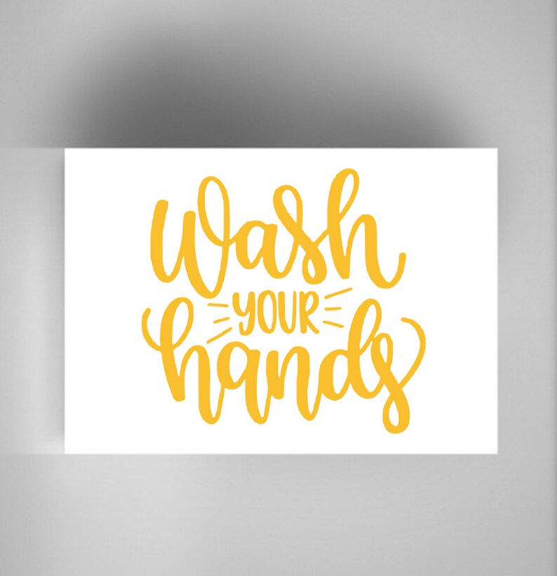 Wash Your Hands Sign Wash Your Hands Bathroom Sign Wash Your - Etsy