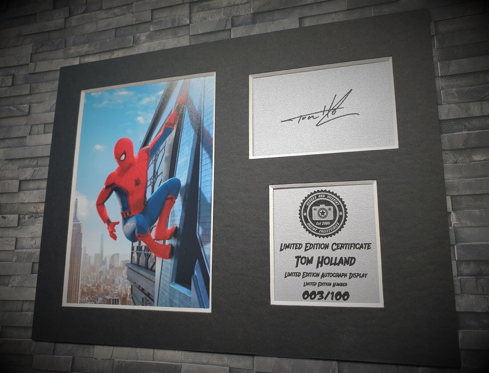 Tom Holland Signed Autograph Display Spider-man The | Etsy