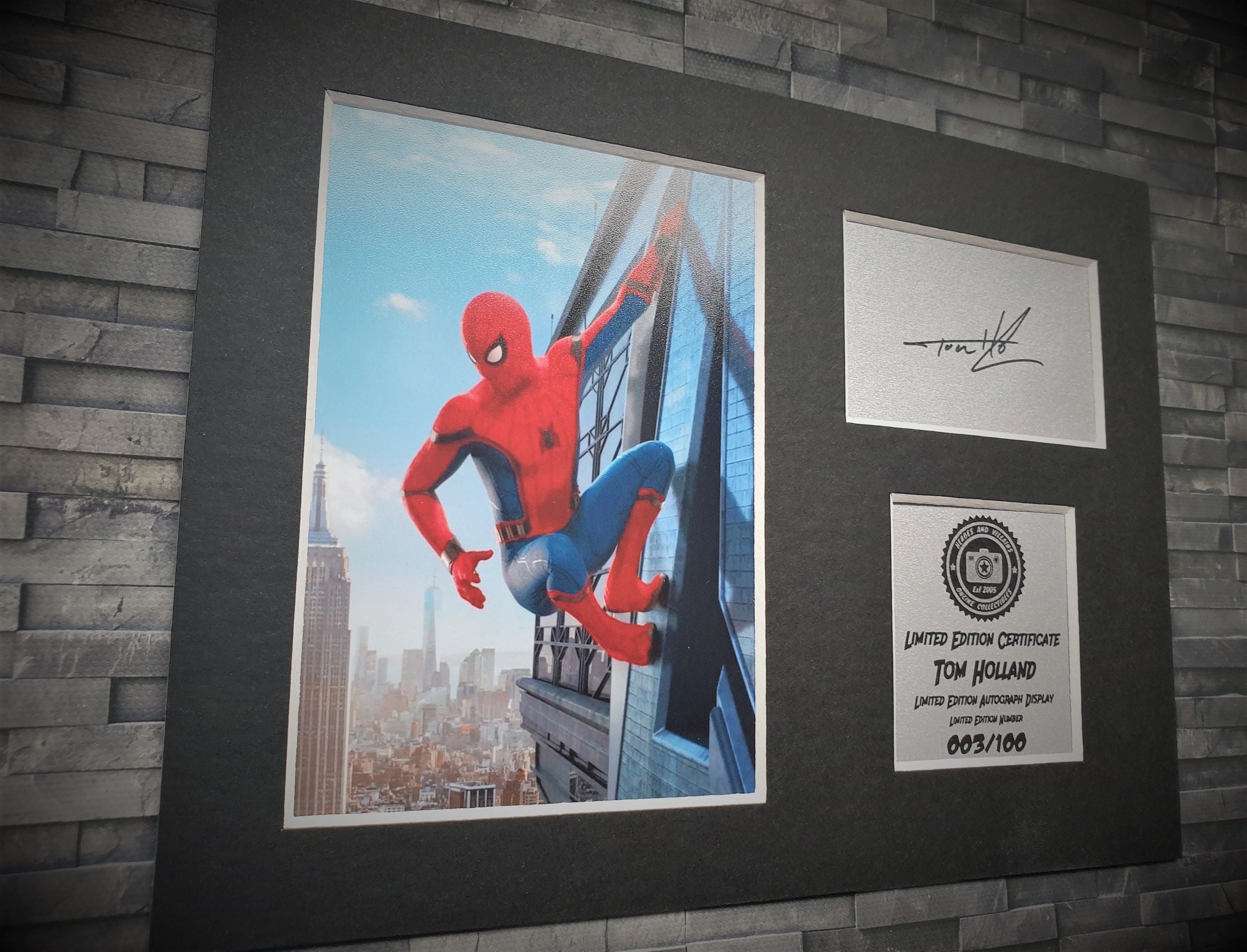 Tom Holland Signed Autograph Display Spider-man The | Etsy