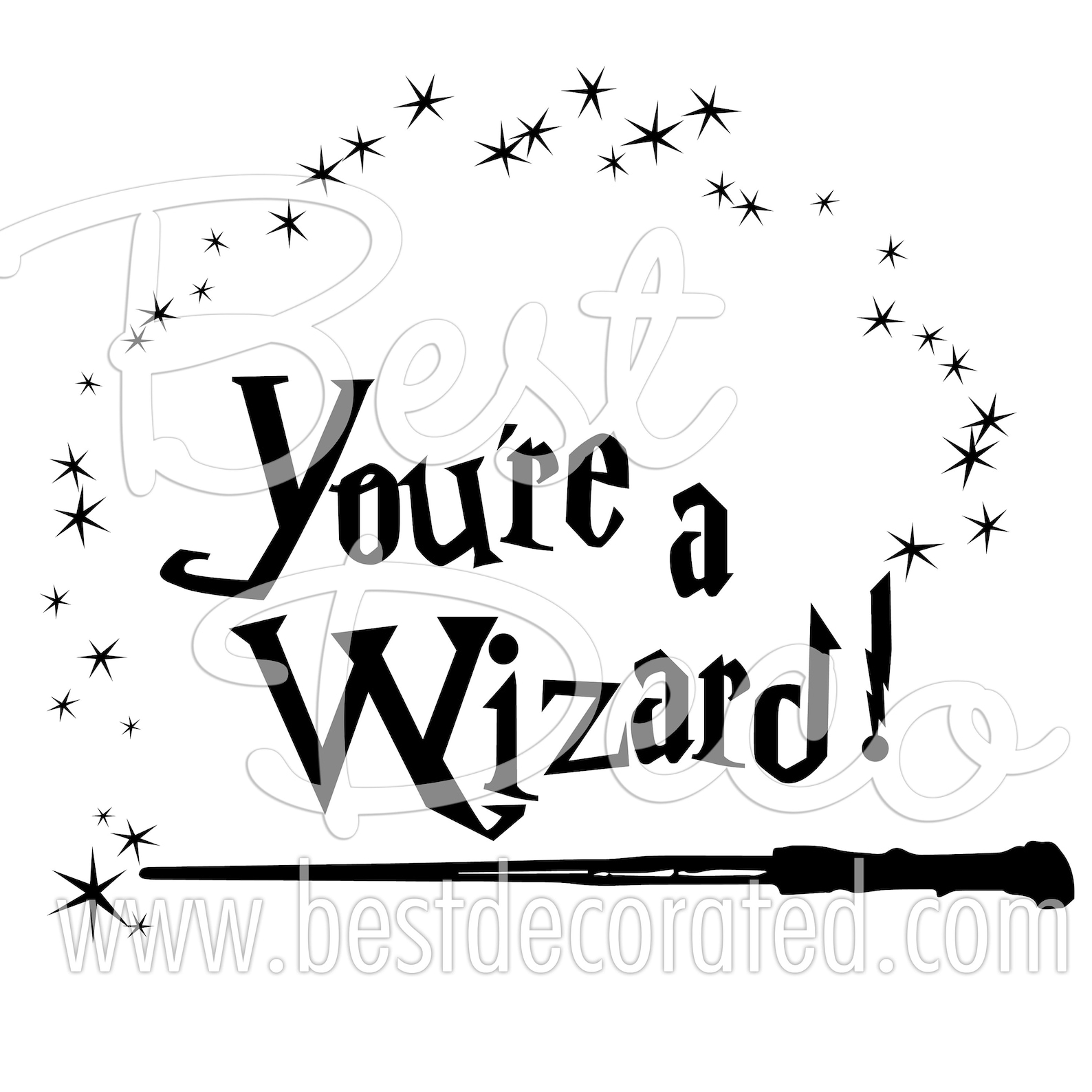 Magic School Castle, Village Silhouette and Skyline. Digital File of ...