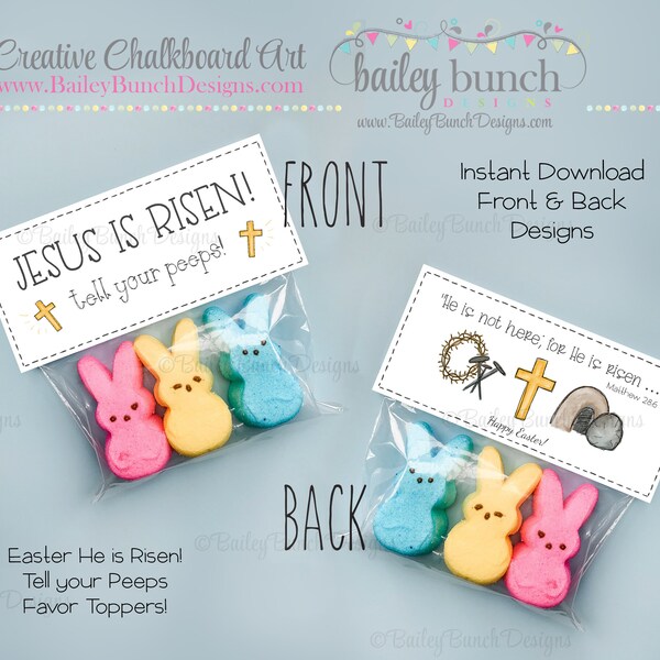 Treat Bag Toppers - Etsy