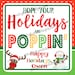 Holiday Pop It Fidget Gift Tags Holiday Gifts Teacher Gifts - Etsy