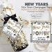 New Years Pop It Champagne Gift Tags, New Year Gifts, Party Gifts, Pop ...