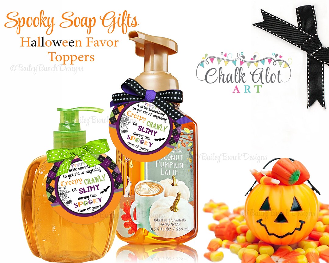 Halloween Soap Gift Tags, Halloween Gifts, Teacher Gifts, Soap Gift ...