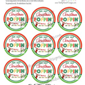Christmas Pop It Fidget Gift Tags, Christmas Gifts, Teacher Gifts, Pop ...