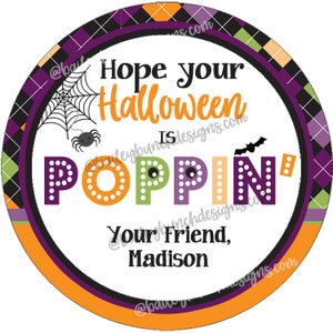 Halloween Pop It Fidget Gift Tags Halloween Gifts Teacher - Etsy