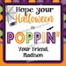 Halloween Pop It Fidget Tags, Trick or Treat, Non Candy, Teacher Gifts ...