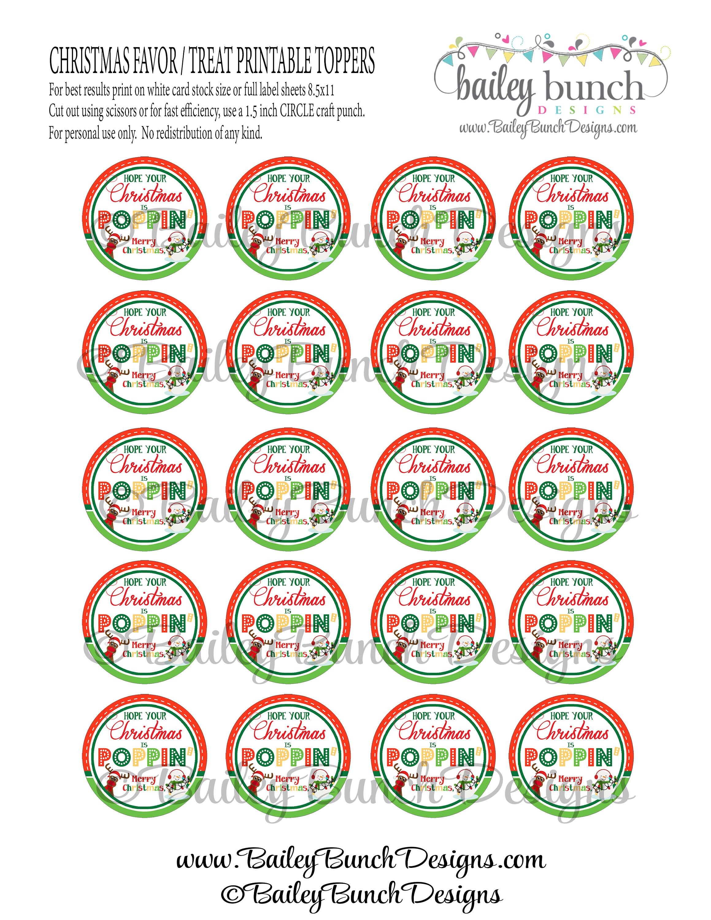 Christmas Pop It Fidget Gift Tags, Christmas Gifts, Teacher Gifts, Pop ...