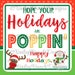 Holiday Pop It Fidget Gift Tags, Holiday Gifts, Teacher Gifts, Pop-it ...