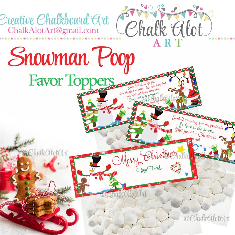 Snowman Poop Bag Topper - Etsy