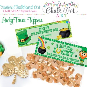So Lucky to Have You as a Friend St. Patrick's Day Favor Toppers, St ...
