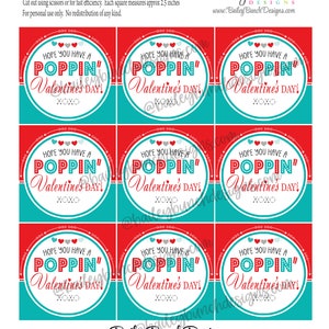 Valentine Pop It Fidget Gift Tags, Valentine's Day Gifts, Pop-it Gift ...