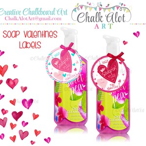 Soap Gift Tags, Valentine Gifts, Teacher Gifts, Soap Gift Labels ...