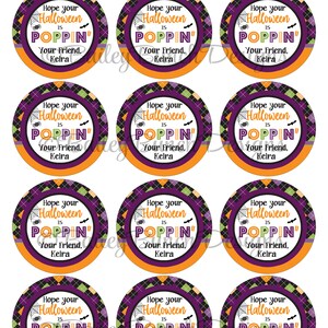Halloween Pop It Fidget Gift Tags Halloween Gifts Teacher - Etsy