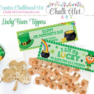 So Lucky to Have You as a Friend St. Patrick's Day Favor Toppers, St ...