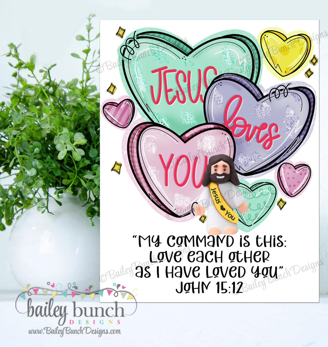Little Jesus Valentine Card Jesus Loves You Valentine Conversation ...