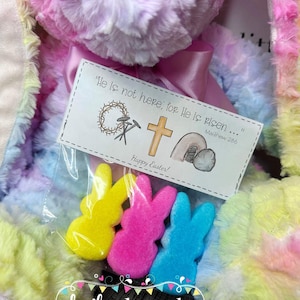 He is Risen Tell Your Peeps - Easter Treat Bag Toppers - Jesus is Risen ...