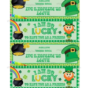 So Lucky to Have You as a Friend St. Patrick's Day Favor Toppers, St ...