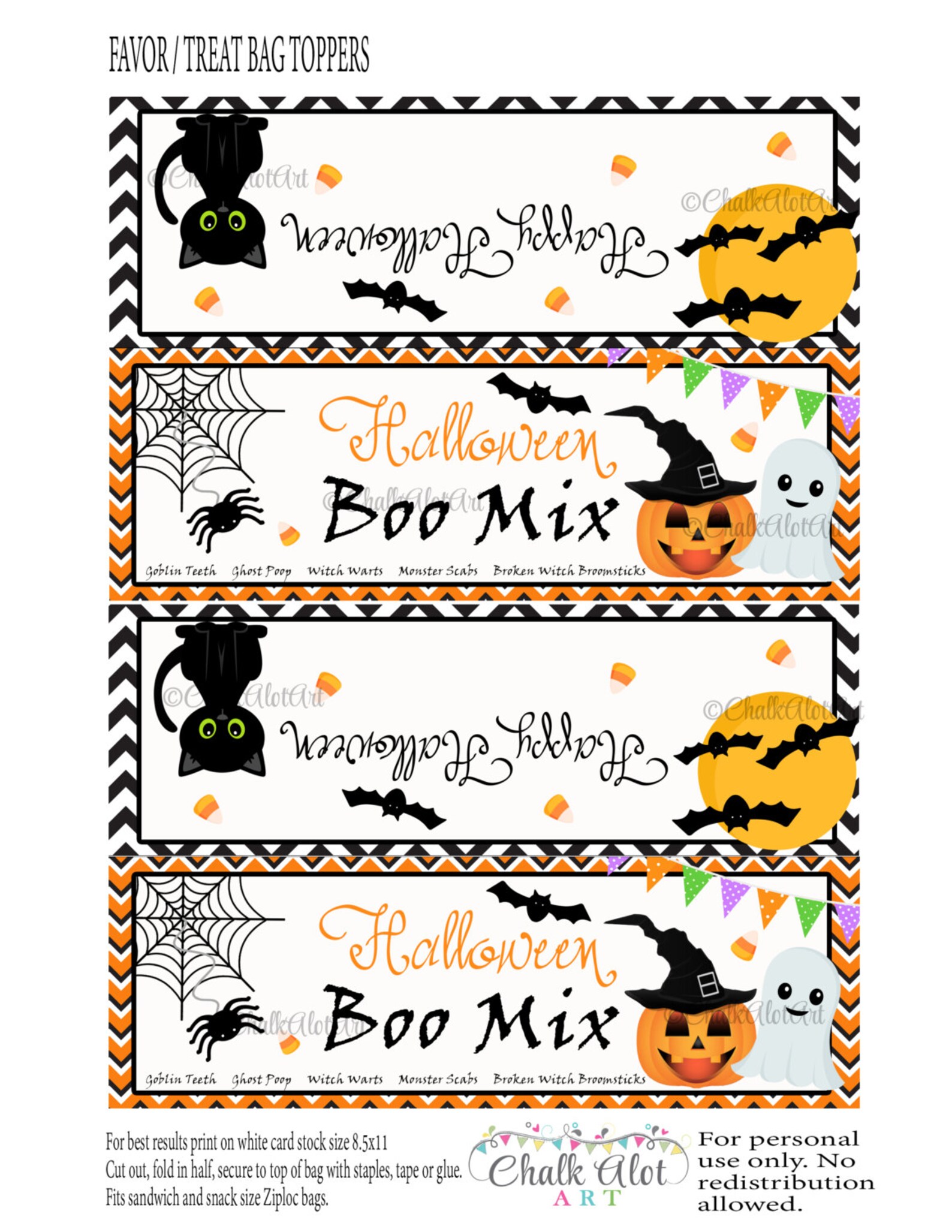 Halloween Boo Mix Favors Halloween Favors Halloween Treats - Etsy