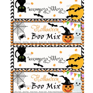 Halloween Boo Mix Favors, Halloween Favors, Halloween Treats, Halloween ...