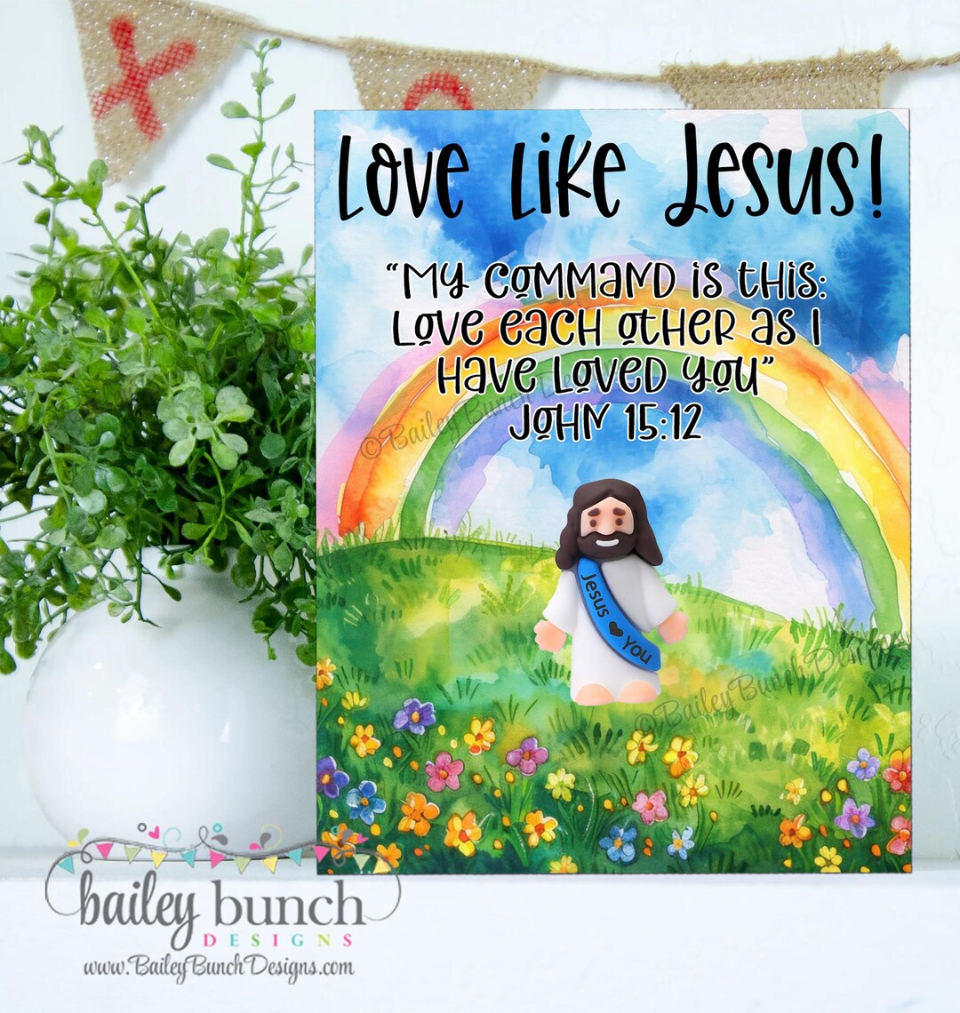 Jesus Cards: Little Jesus Rainbow Christian Gifts Faith Centered ...