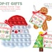 Holiday Pop It Fidget Gift Tags Holiday Gifts Teacher Gifts - Etsy