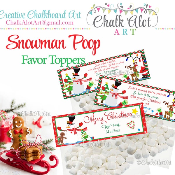Snowman Poop Bag Topper - Etsy