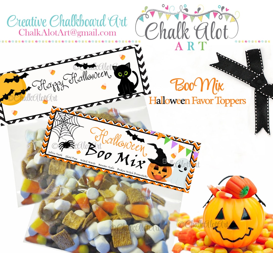 Halloween Boo Mix Favors, Halloween Favors, Halloween Treats, Halloween ...