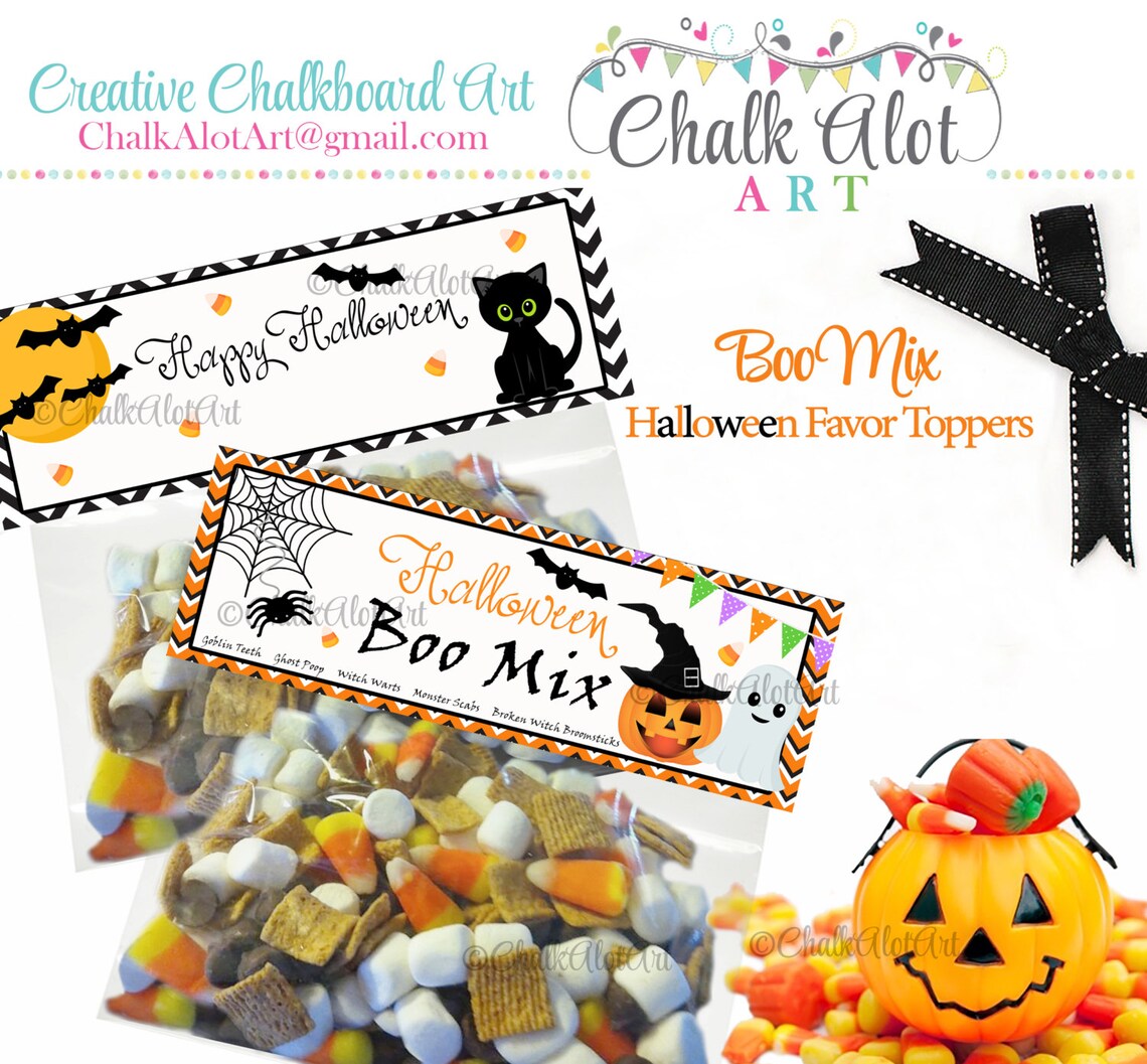 Halloween Boo Mix Favors Halloween Favors Halloween Treats - Etsy