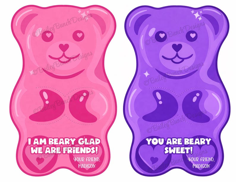 Classroom Valentine Card Template Printable Valentine Template Editable ...