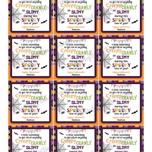 Halloween Soap Gift Tags, Halloween Gifts, Teacher Gifts, Soap Gift ...