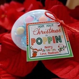 Christmas Pop It Fidget Gift Tags Gifts Teacher Gifts Pop-it Gift ...
