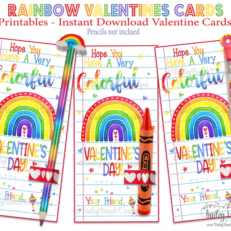 Valentine Pencils - Etsy