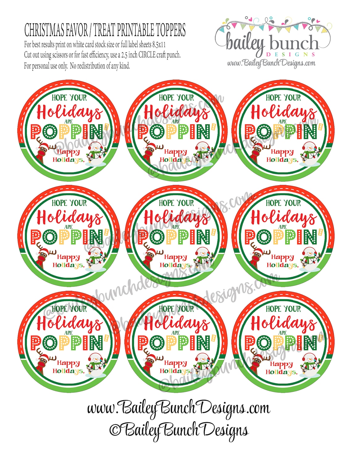 Holiday Pop It Fidget Gift Tags Holiday Gifts Pop-it Gift - Etsy