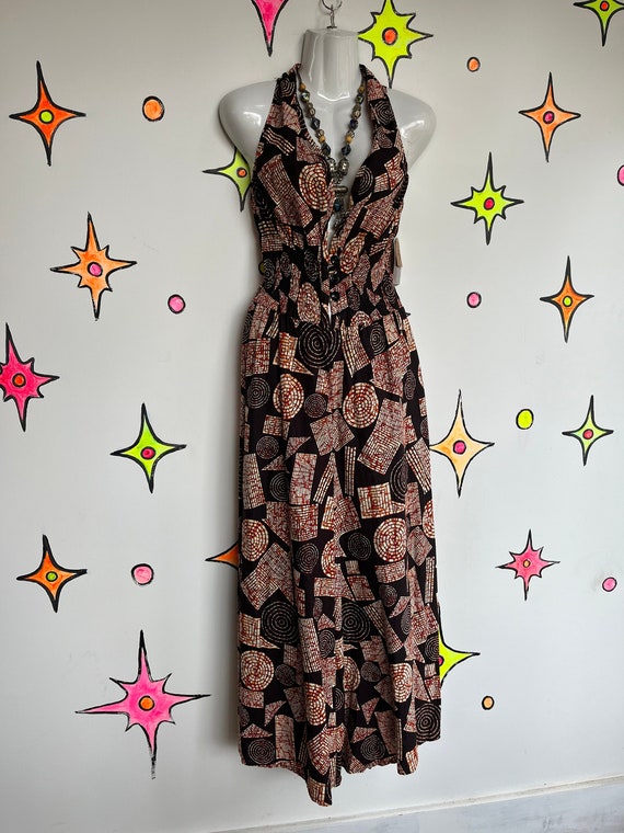 vintage 70s batik psychedelic - Gem