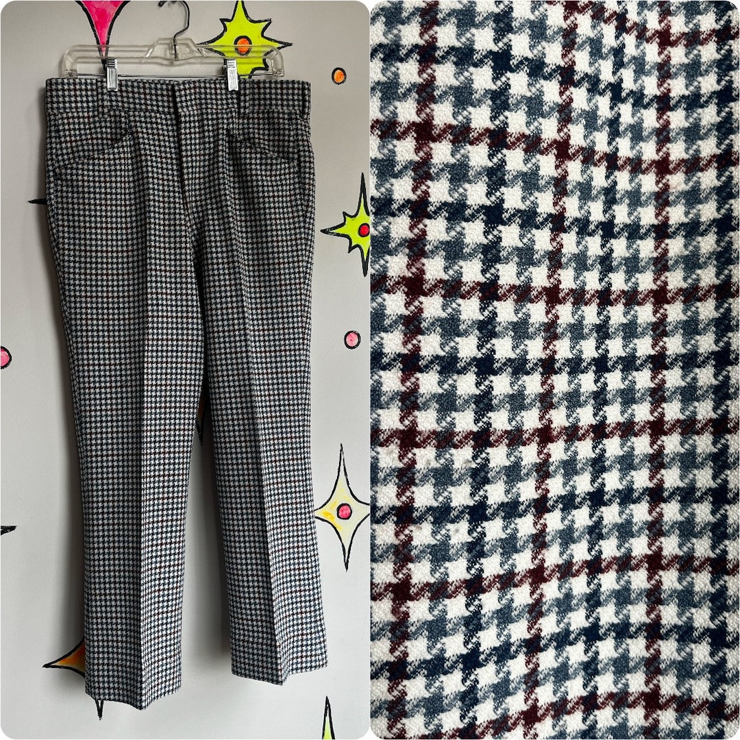 Vintage 1970s 70s | Mens Groovy Disco Polyester 70s Pants | 34 X 28 - Etsy