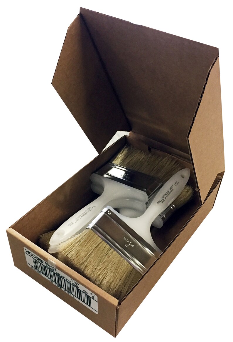 Wooster Brush 1147 4 Inch Solvent-proof Chip Brushes, Bulk Pack of 6 - Etsy