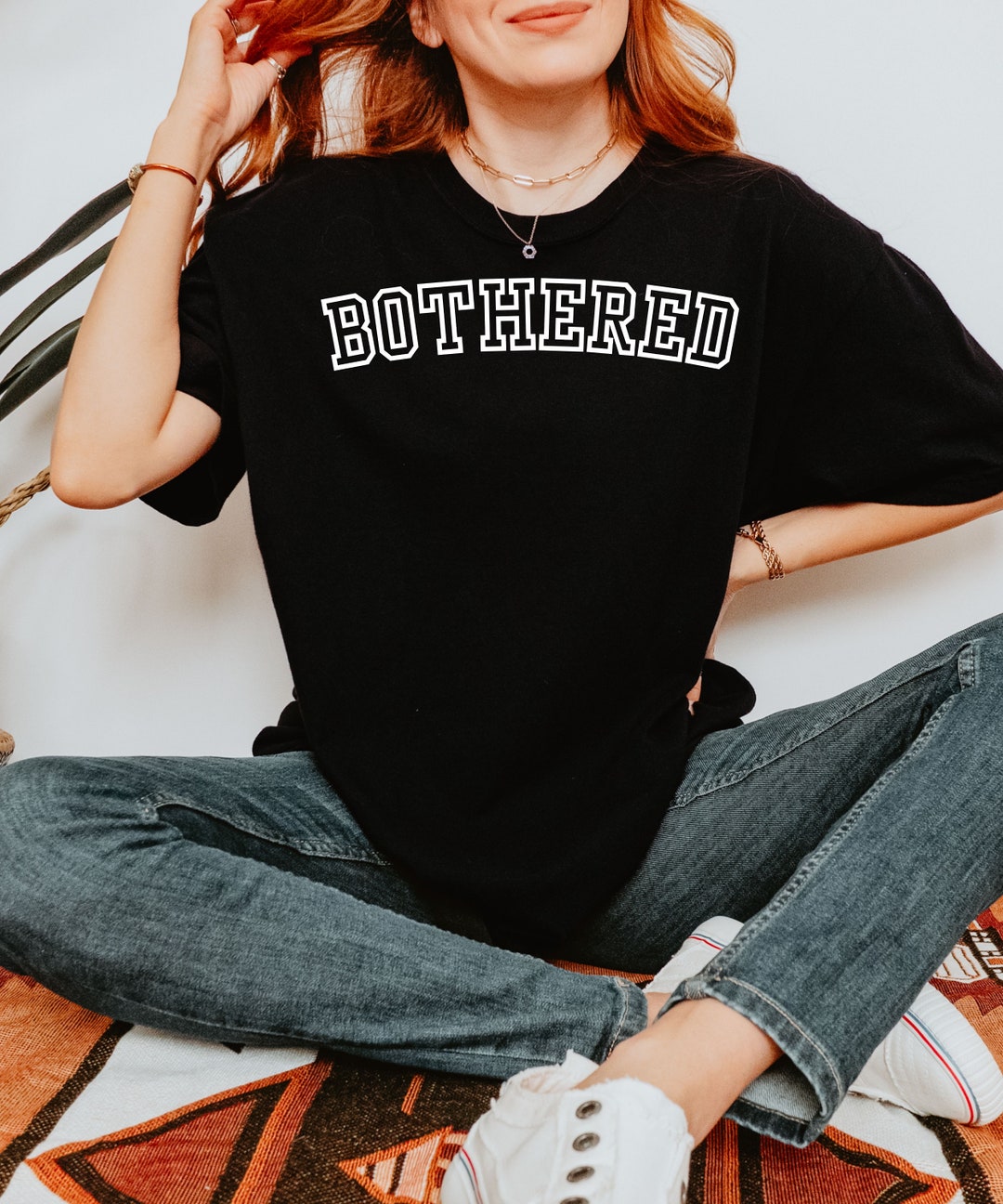 Bothered Varsity Font Heavy Weight Comfort Colors Tee Shirt - Etsy